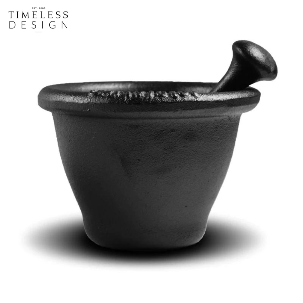 Efira Cast Iron Mortar and Pestle l Alu dan Lesung Malaysia l TIMELESS ...